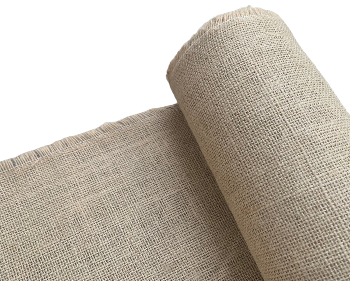 13oz / 440gsm Hessian Fabric 39" (100cm) Wide "Stainless" – MASTA ...