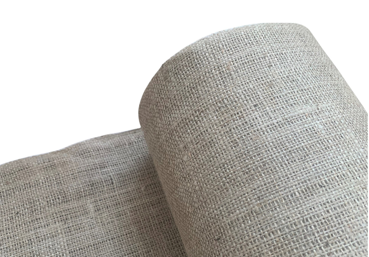 9oz / 305gsm Hessian Fabric 39" (100cm) "Full Oil" – MASTA Upholstery ...