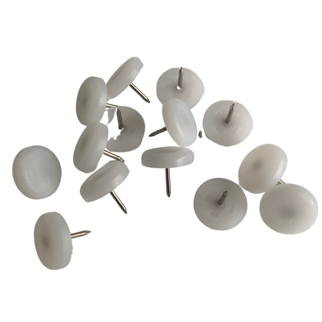 18mm Single Pin Plastic Glides – MASTA Upholstery Supplies